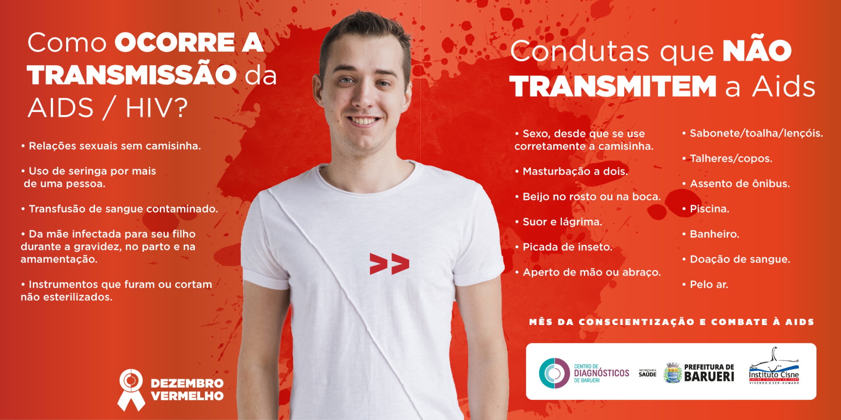 Como ocorre a transmissão da AIDS? - Instituto Cisne Barueri
